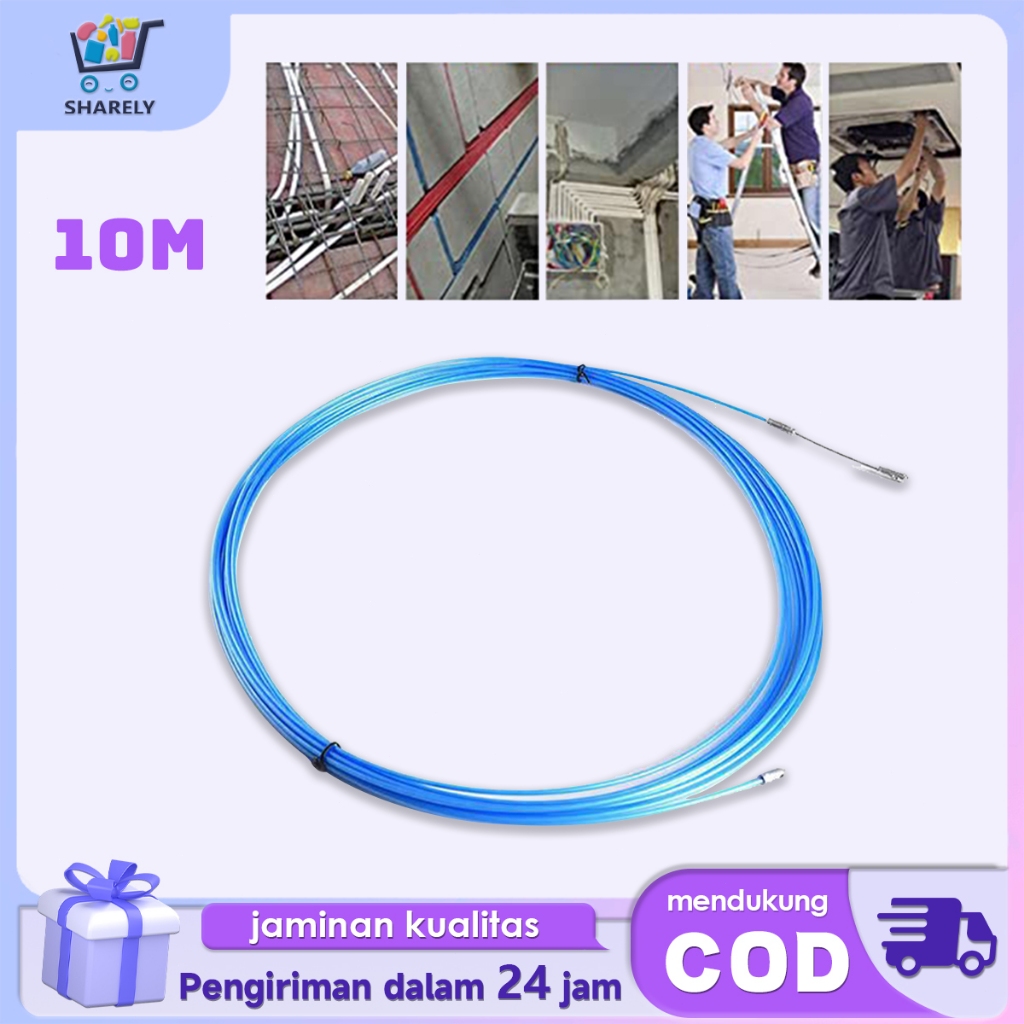 Jual 10 Meters Kabel Puler Cable Puller Instalasi Listrik Trekper Kabel ...