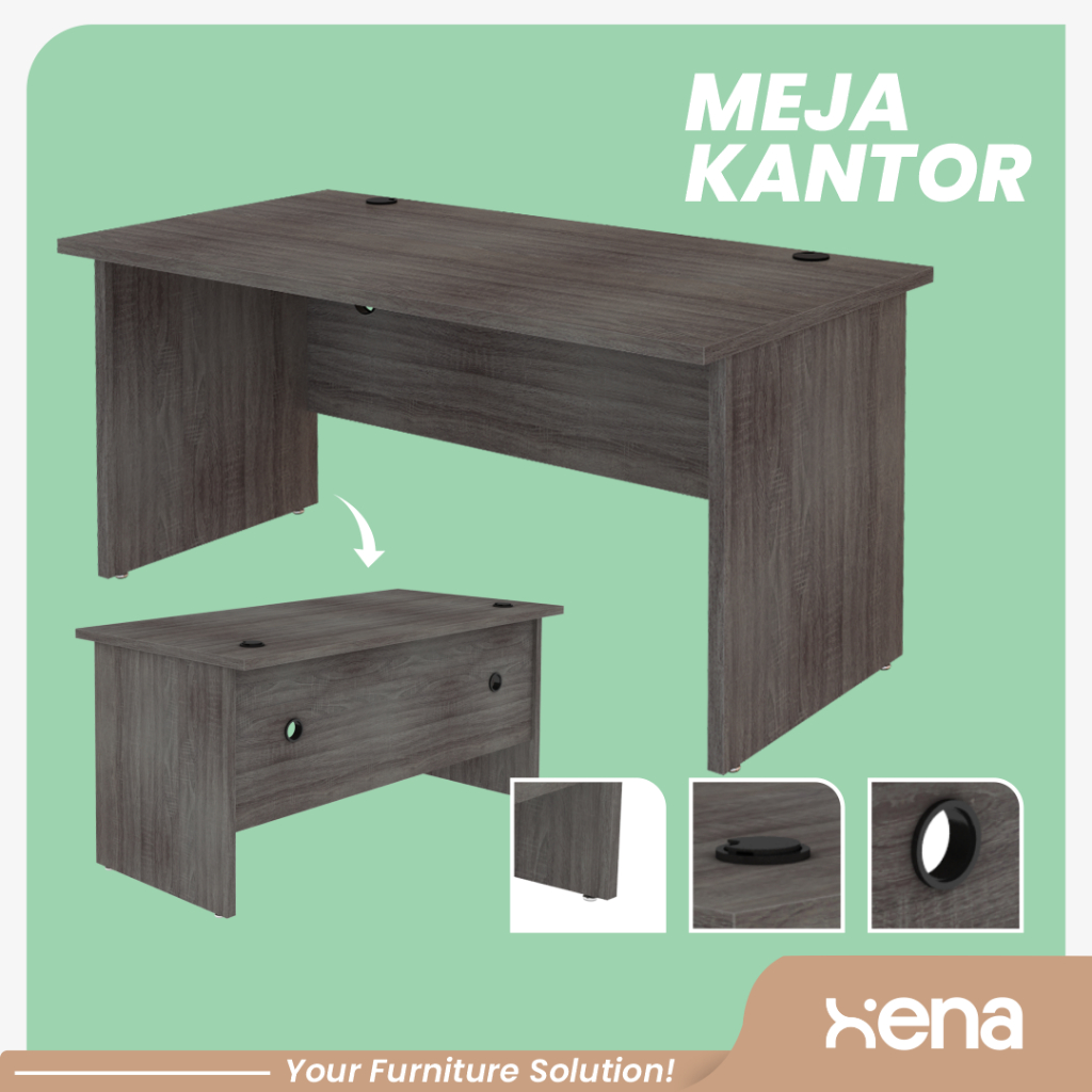 Jual Xena Meja Kantor Minimalis / Meja Kerja / Meja Belajar / DMT 150 ...