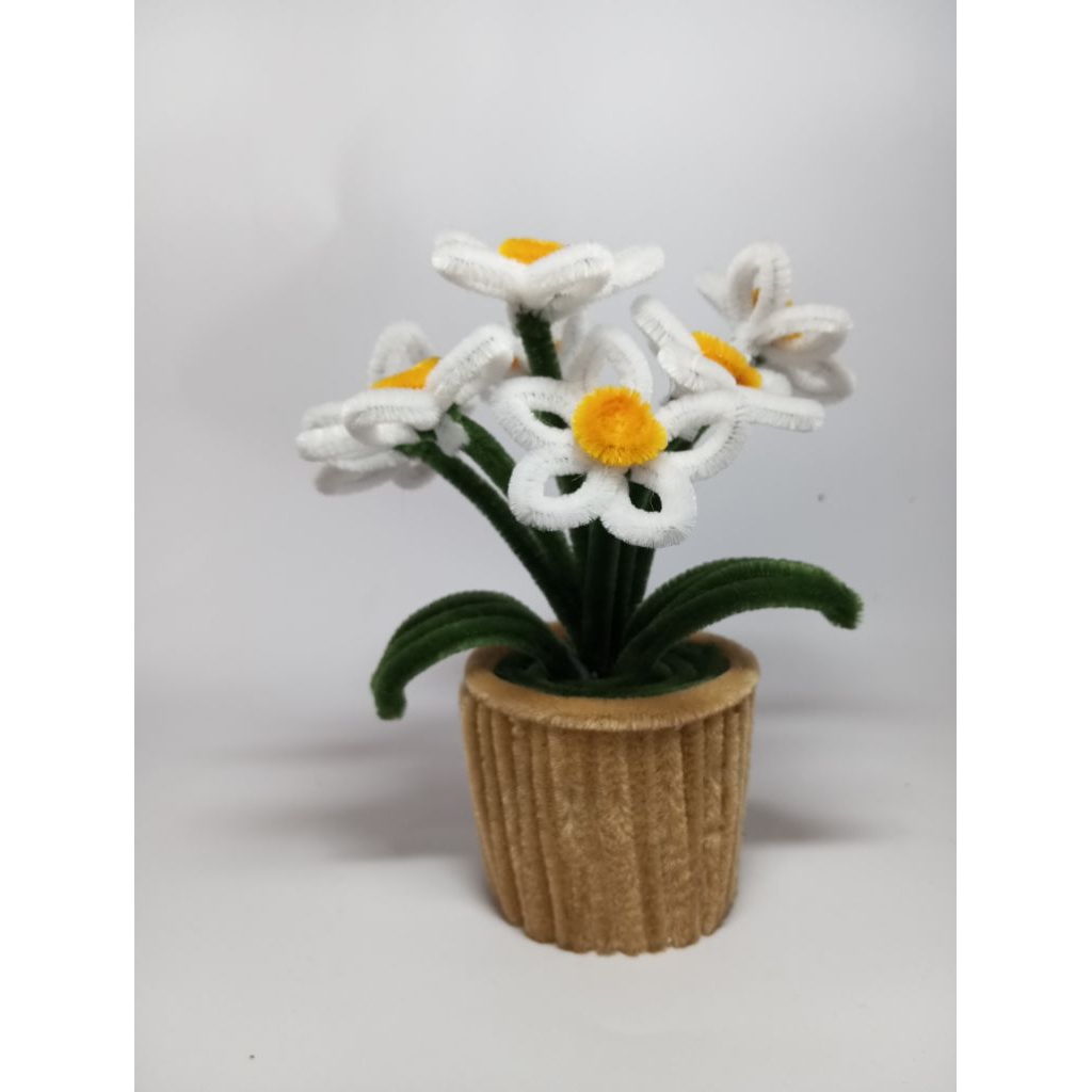 Jual bunga pot kawat bulu | Shopee Indonesia