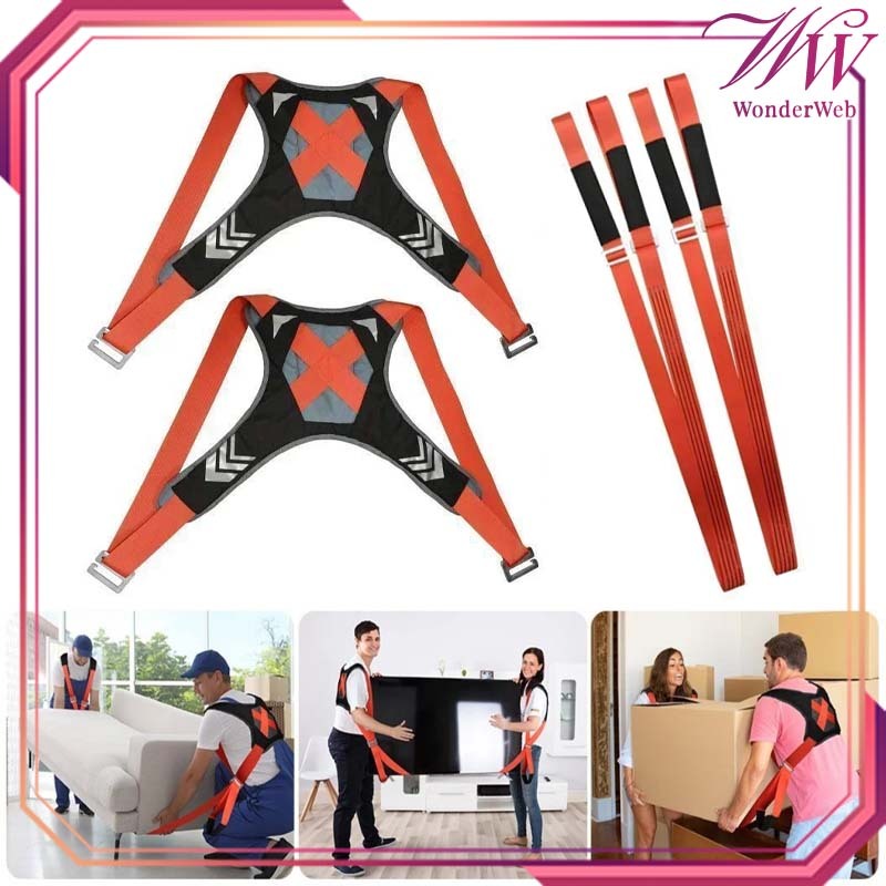 Jual 1set Tali Angkat Barang Berat Furnitur Adjustable Shoulder Lifting ...