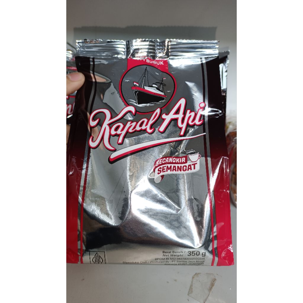Jual KOPI KAPAL API SILVER 350 GR TANPA GULA | Shopee Indonesia