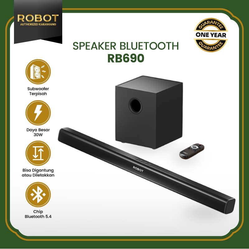 Jual ROBOT Soundbar Speaker Soundbar Bluetooth Home Theater 30W ...