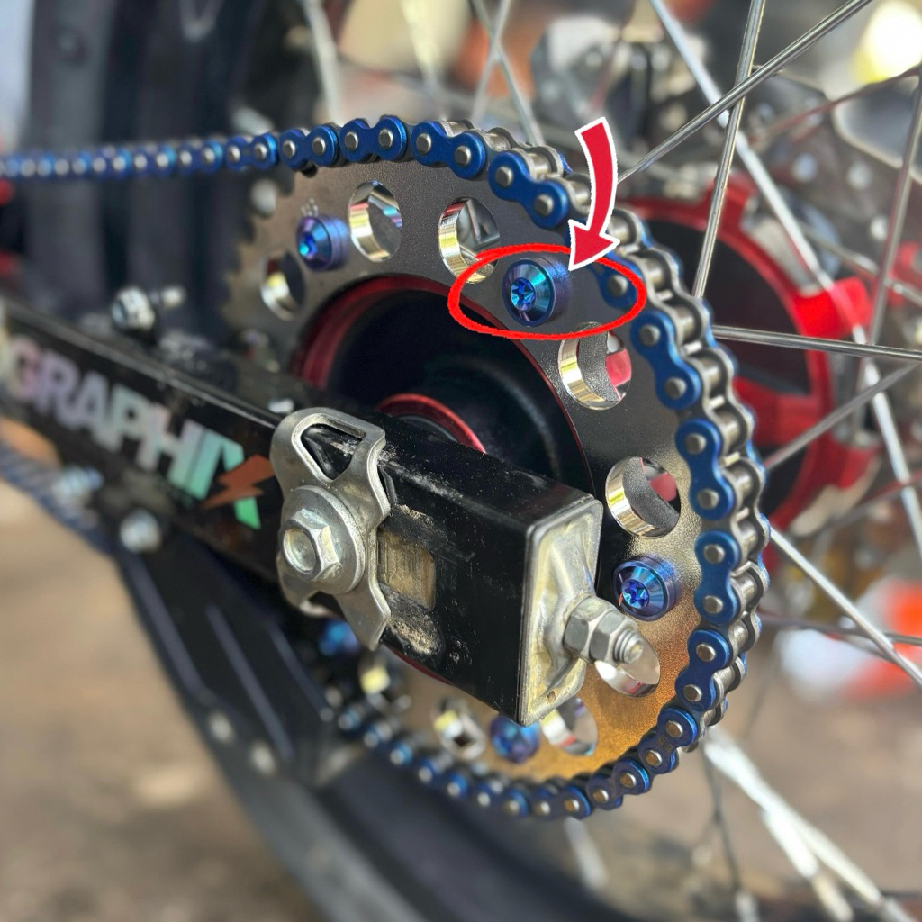 Jual BAUT & MUR GEAR TITANIUM CRF CRF150 | Shopee Indonesia