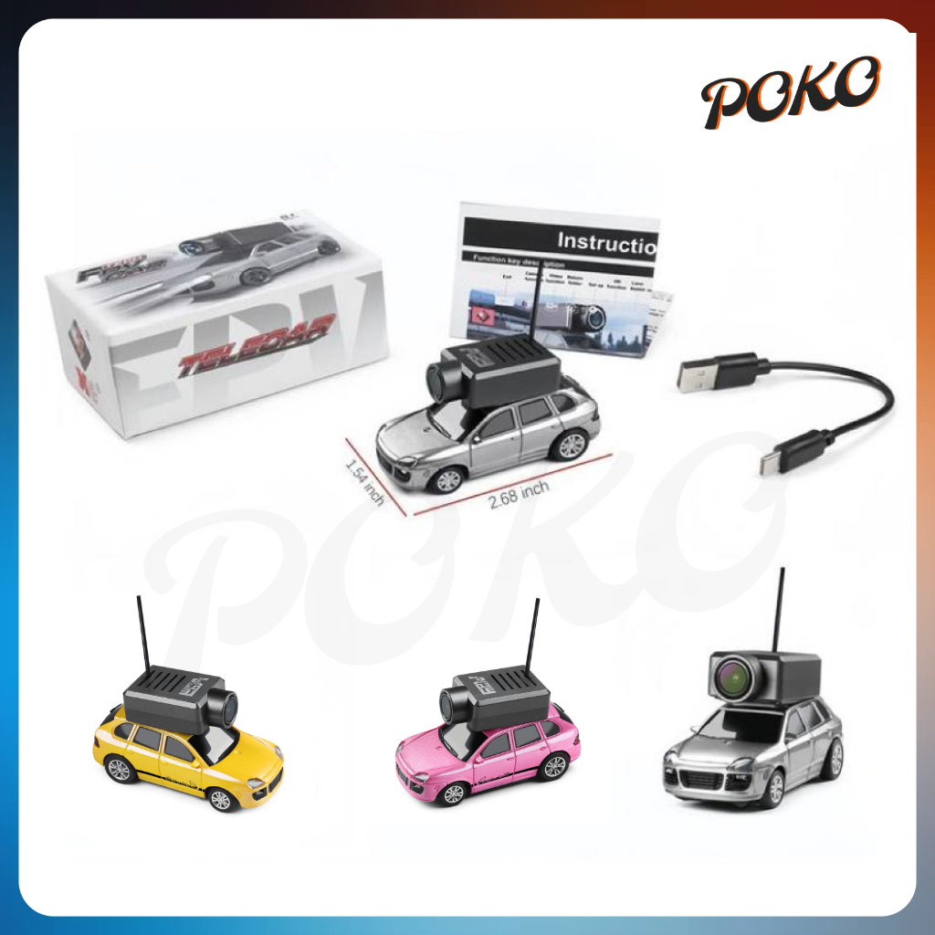 Jual POKO Mobil RC Mini 1/64 FPV - Drift Car Kontrol APP, Kamera HD ...