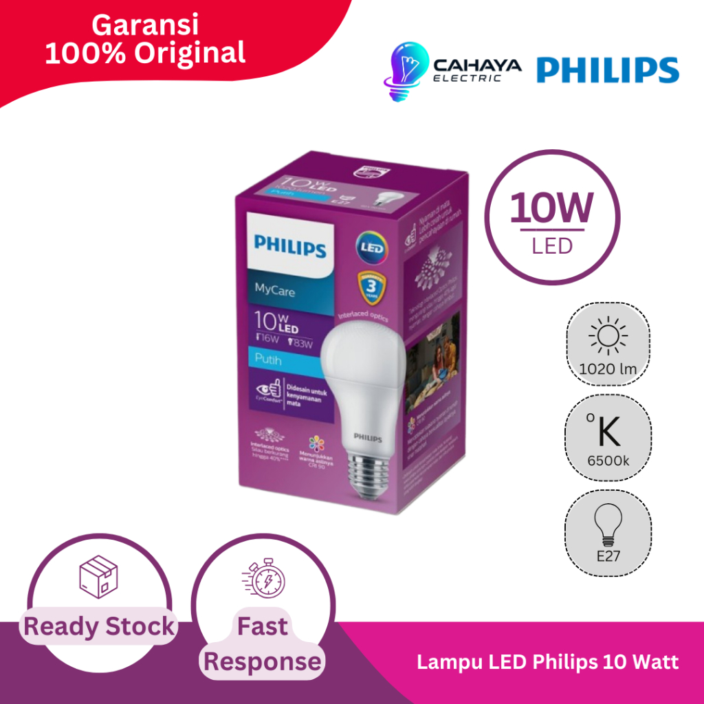 Jual Lampu LED Philips 10 Watt | Shopee Indonesia