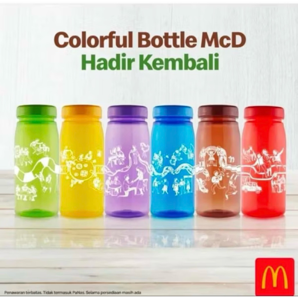 Jual Colorful Bottle McD 2022 Limited Edition | Shopee Indonesia