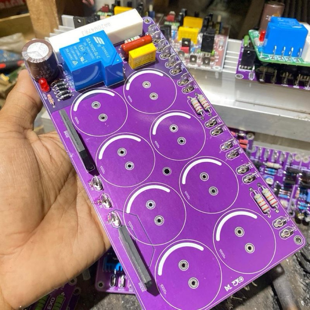 Jual Pcb Psu Class H 8 Elko For Trafo Single/ Trafo Biasa | Shopee ...
