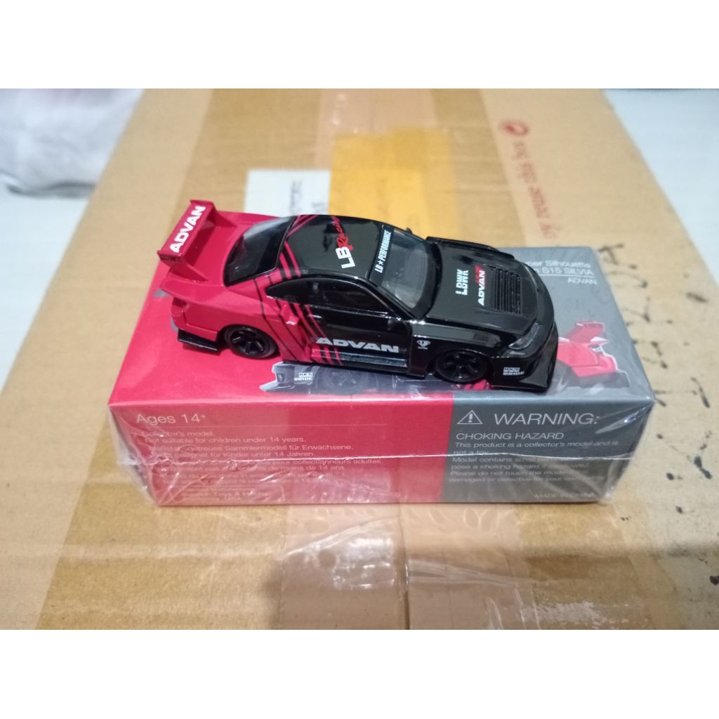 Jual Mini gt Nissan Silvia S15 Lbwk Advan Unseal Mulus | Shopee Indonesia