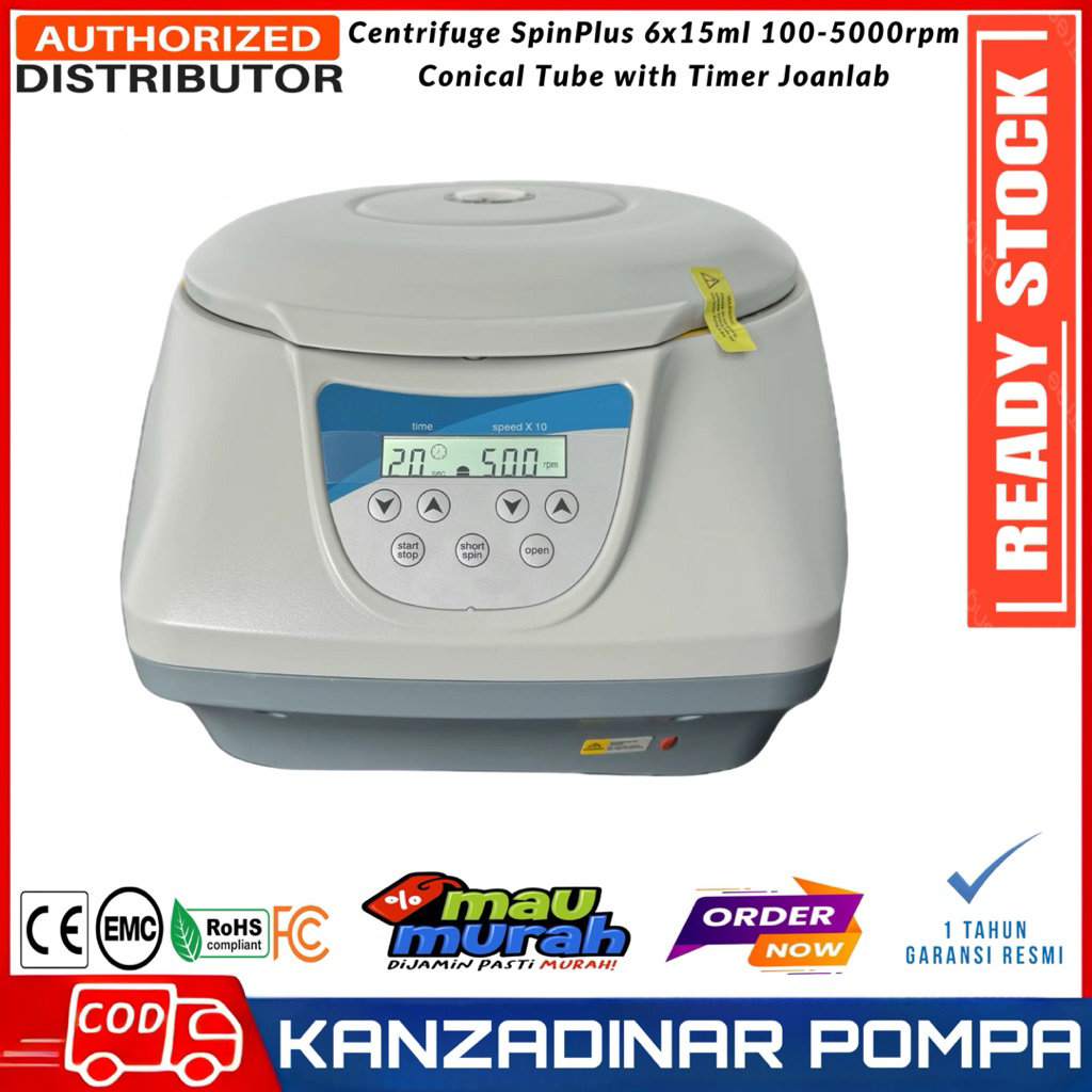 Jual Centrifuge SpinPlus 6x15ml 100-5000rpm Conical Tube with Timer ...