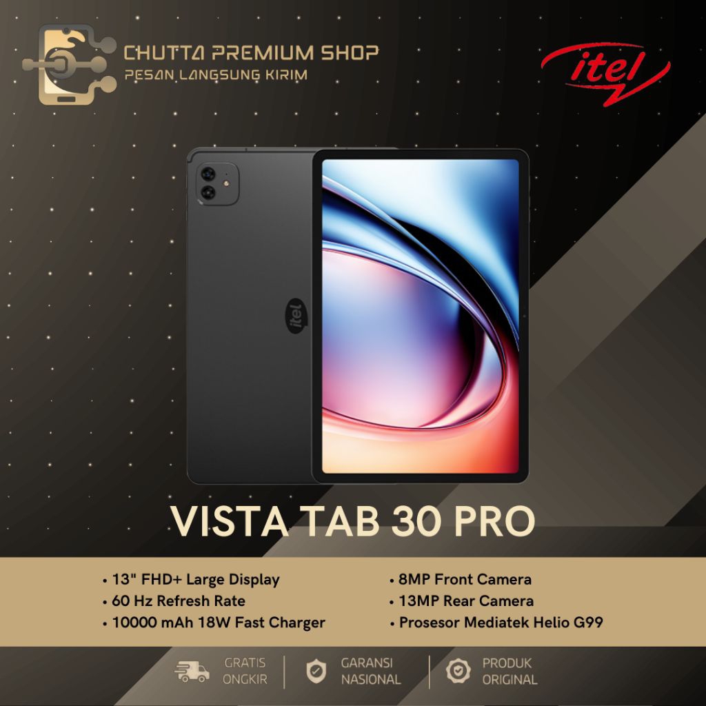 Jual Itel Vista Tab 30 Pro | Shopee Indonesia