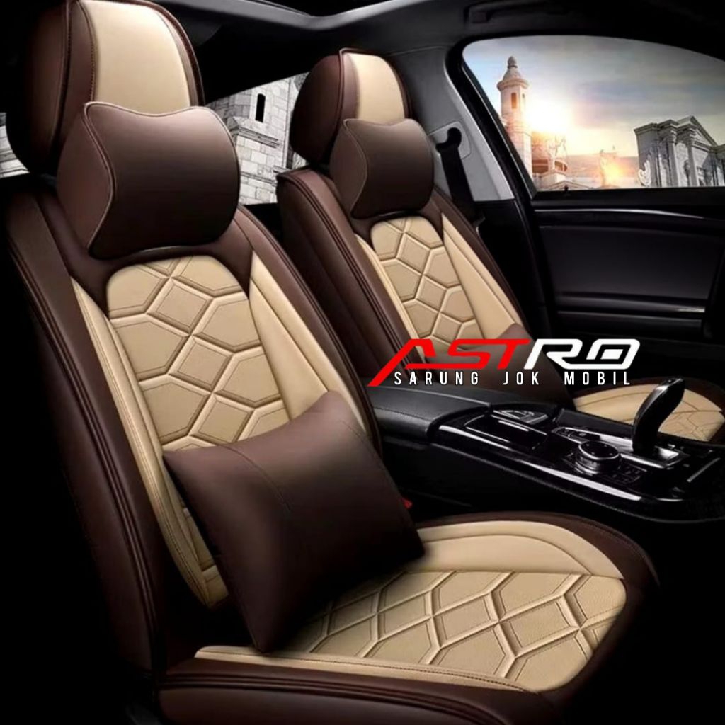 Jual Sarung jok mobil fortuner terbaru 2021 - 2025 full set busa hitam ...