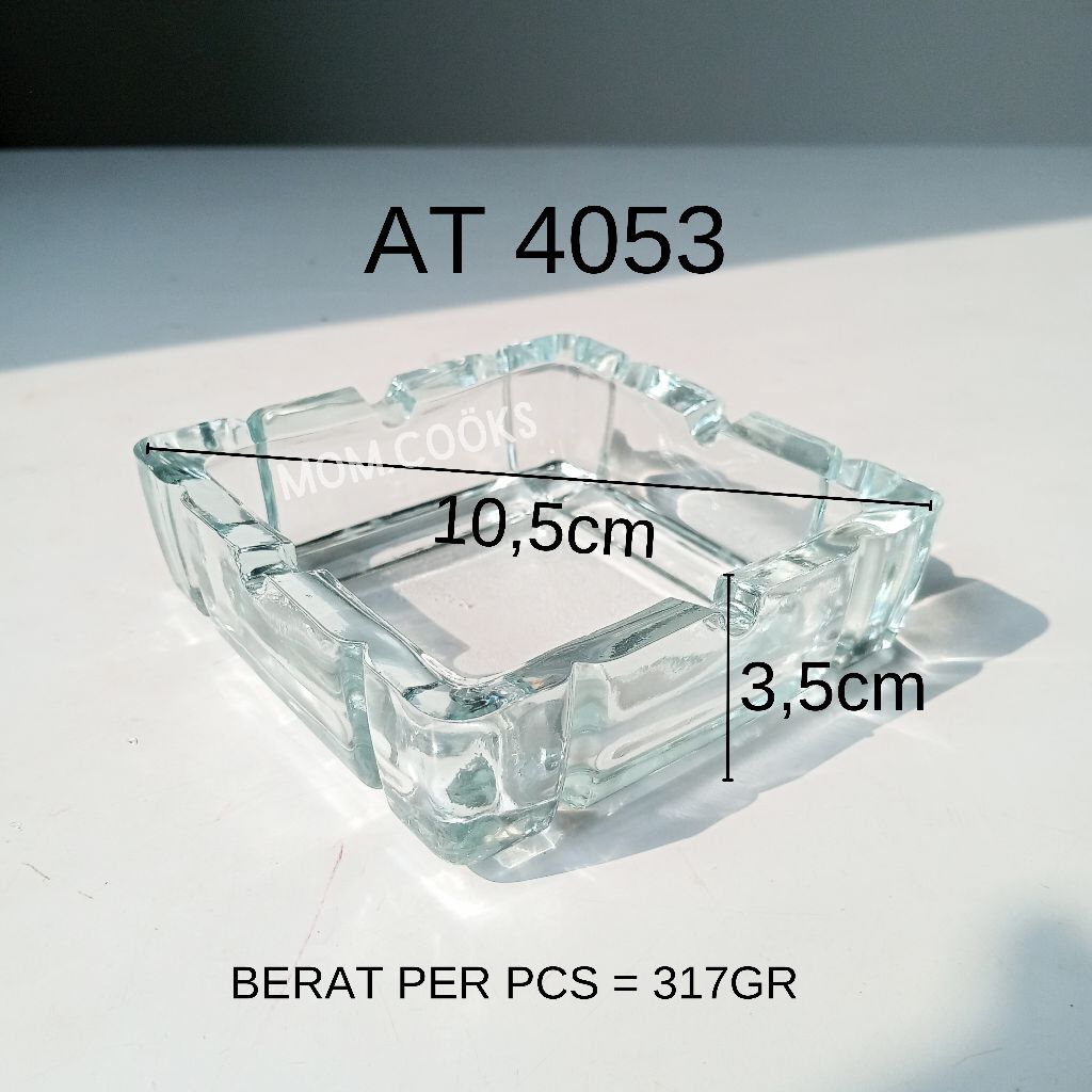 Jual M219 ASBAK KACA TEBAL ASBAK ROKOK SEGI TEMPAT ROKOK ASBAK CAFE ...