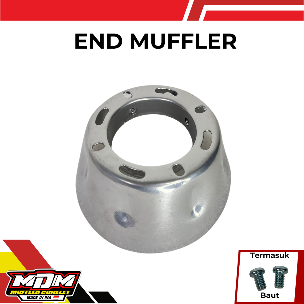 Jual MDM RACING MUFFLER End Muffler End Cup Tutup Moncong PNP Moncong ...