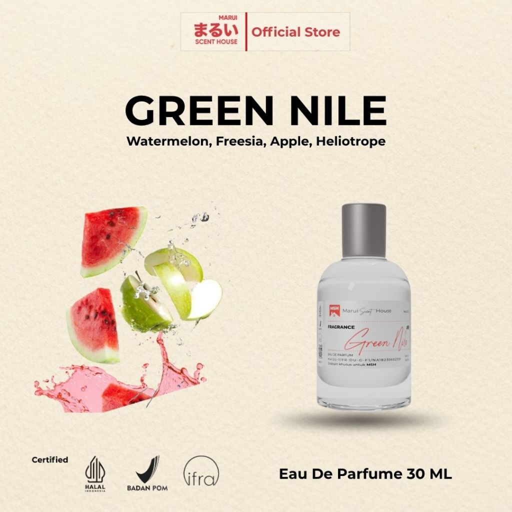 Jual Marui Scent House Green Nile Eau De Parfum 30ml - Parfume Unisex ...