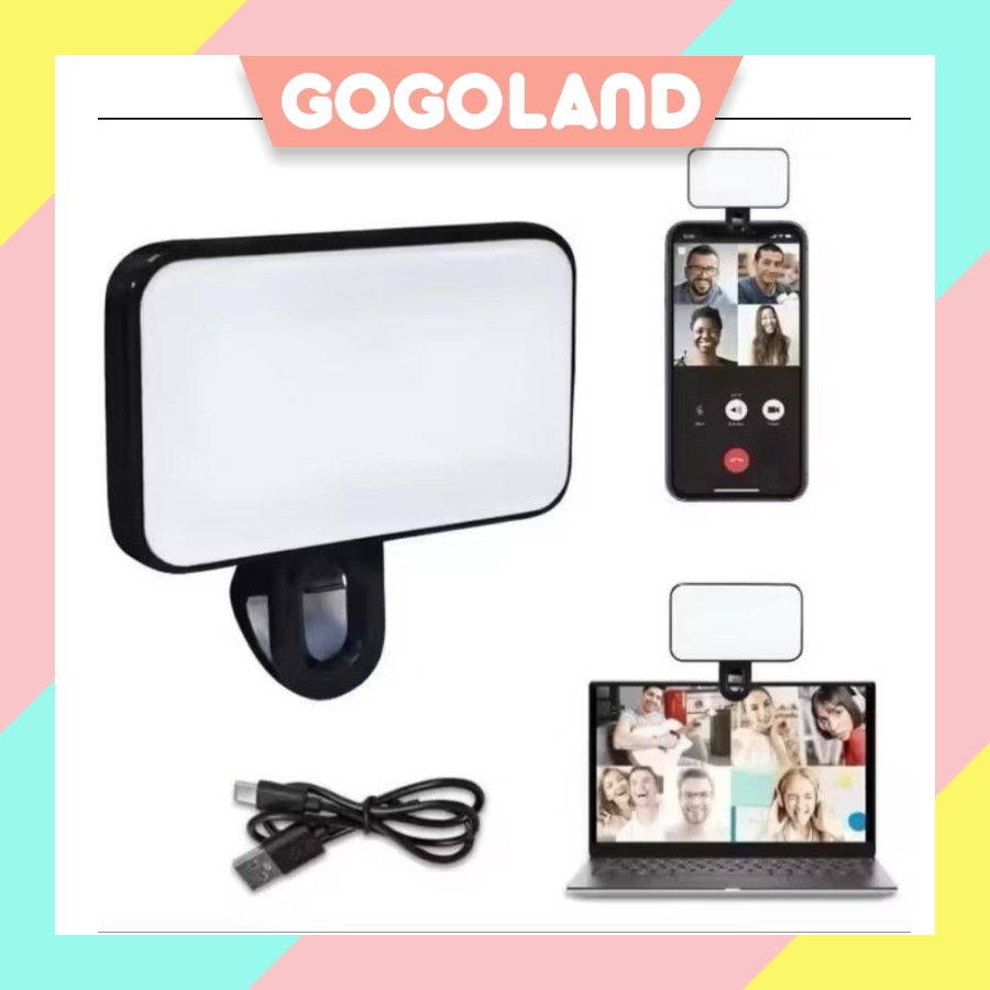 Jual GOGOLAND Lampu Jepit Selfie Portable Mini Fill Light Live ...