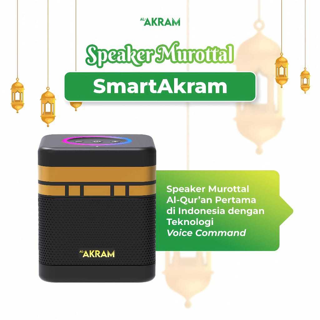 Jual Smart Akram Speaker Murottal Quran Voice Command Garansi Resmi Al ...