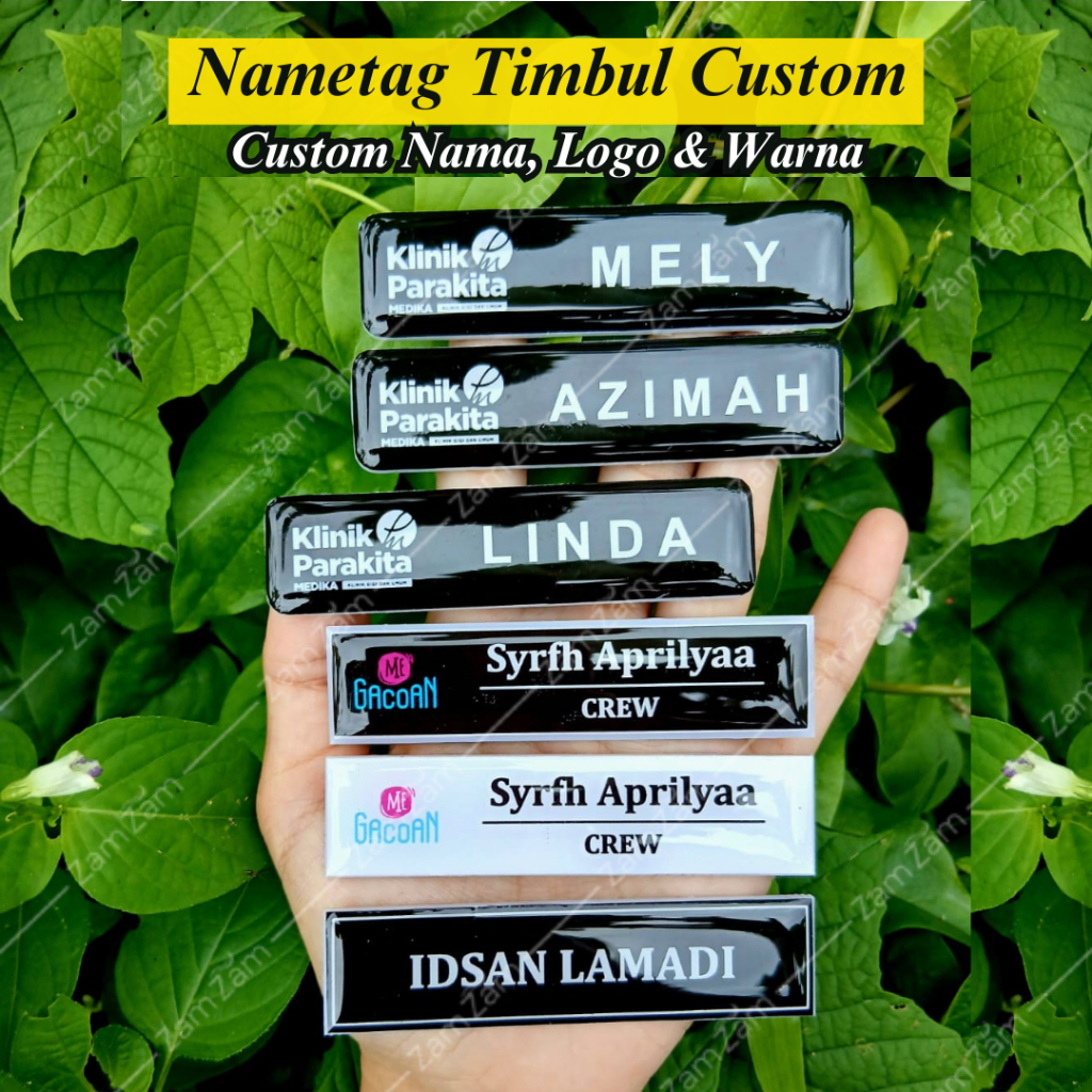 Jual Express - Papan Nama Dada/ Nametag Nama/Nametag Magnet/Name Tag ...