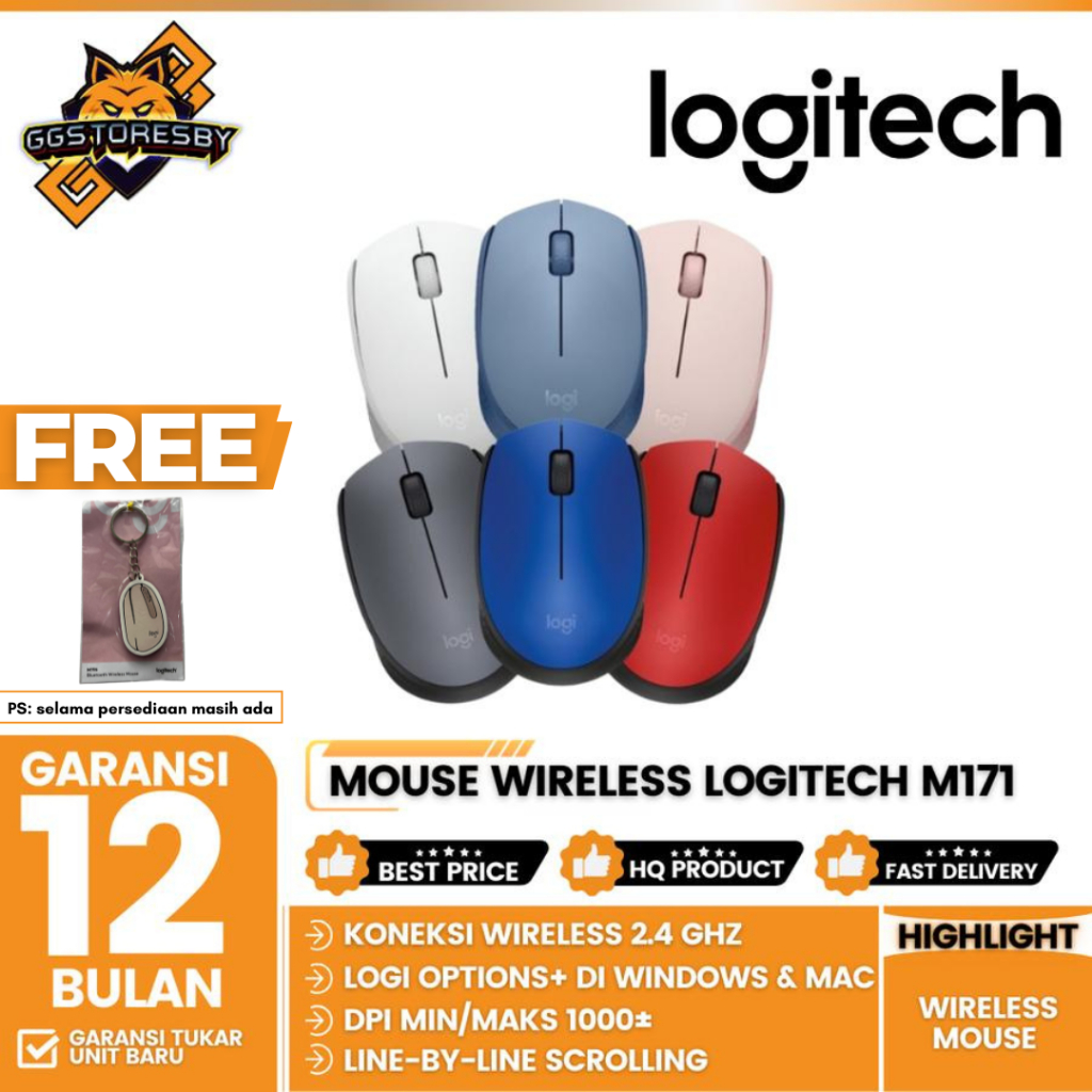 Jual Logitech M171 Wireless Mouse | Shopee Indonesia