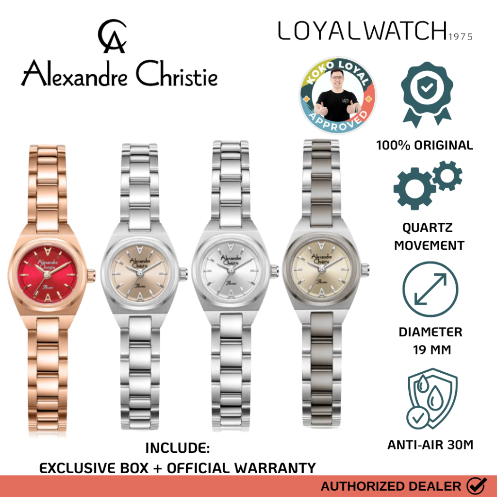 Jual LOYAL 1975 - Jam Tangan Alexandre Christie Passion Wanita 2B67 ...