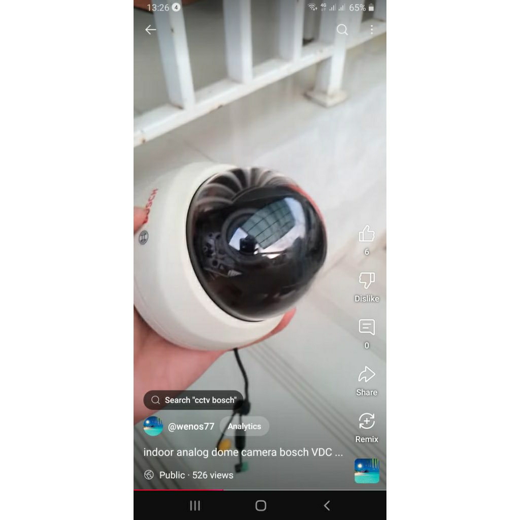 Jual CCTV ANALOG INDOOR BOSCH VDC-260V04-10, Dome varifocal 3.8 - 9.5mm ...