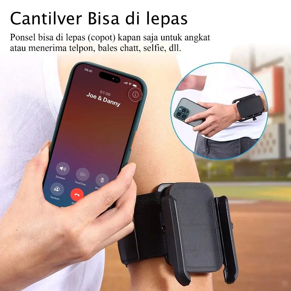 Jual Arm Band Handphone Lengan Wristband Phone Holder Armband Case ...