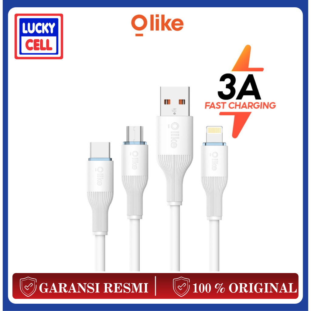 Jual OLIKE Kabel Data D205M D205C D205L Fast Charging Up to 60W Data ...