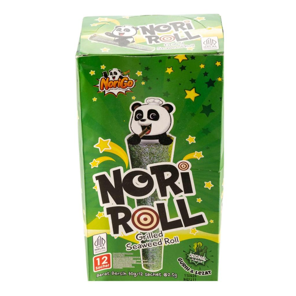 Jual ALL VARIAN RASA Snack Norigo Nori Roll Grilled Seaweed Box Roll ...