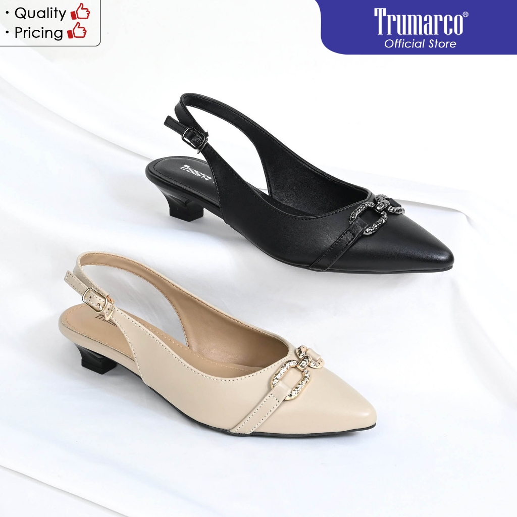 Jual TRUMARCO Sepatu Pantofel Wanita Slingback / Sepatu Kerja Wanita ...