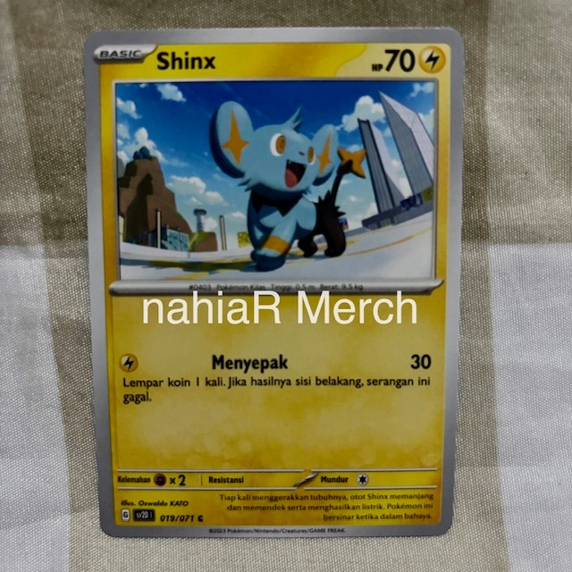 Jual Pokemon TCG Indonesia Shinx sv2D 019/071 C Letusan Tanah | Shopee Indonesia