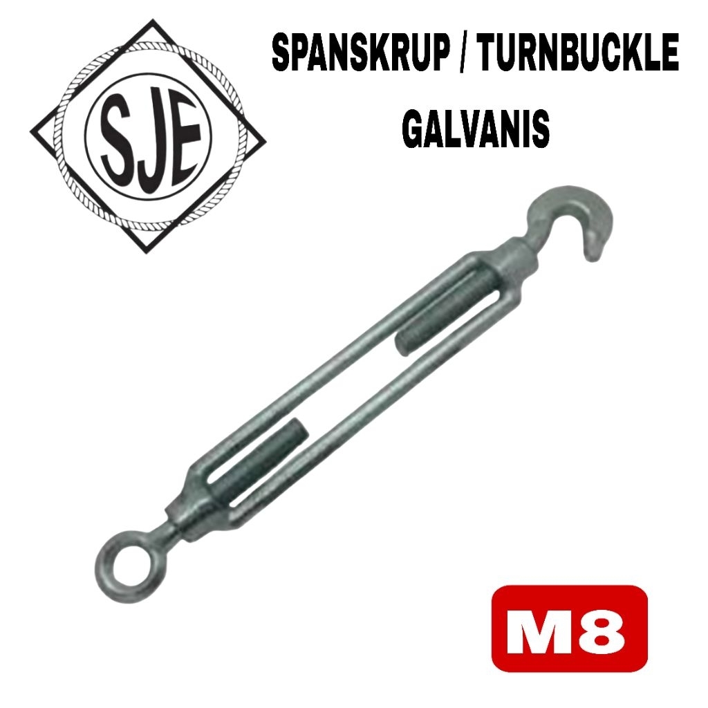 Jual spanskrup m8 . spanskrup 8mm .turnbuckle m8 . turnbuckle 8mm ...