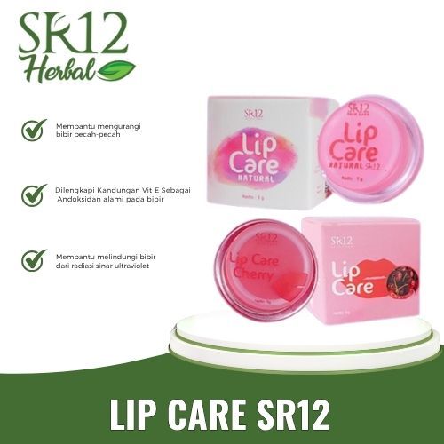 Jual Lip Care SR12 Lip Balm Pelembab Bibir Pencerah Warna Bibir Alami Solusi Bibir Kering dan ...