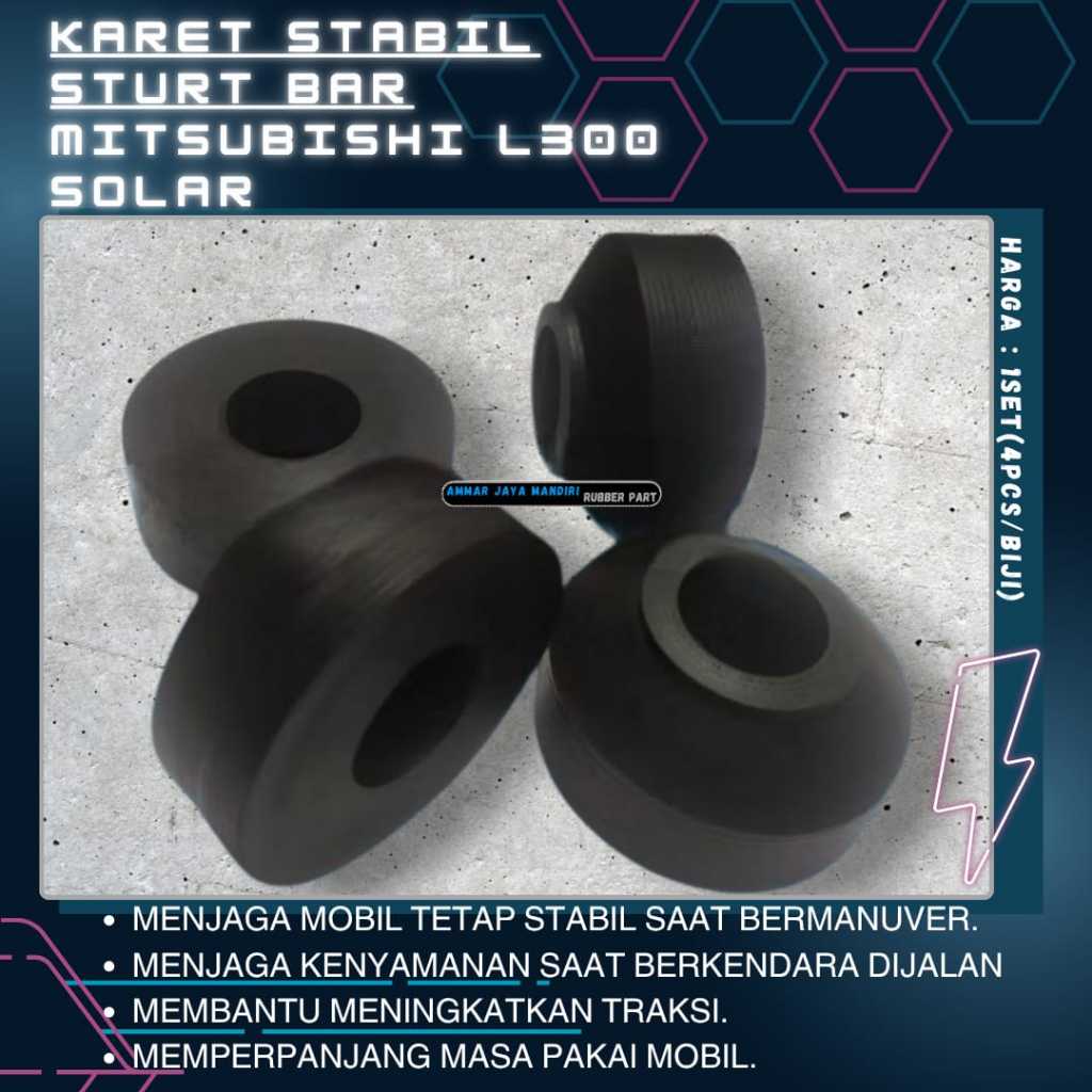 Jual Karet Stabil Strut Bar Stabilizer Depan Mitsubishi L300 Solar ...
