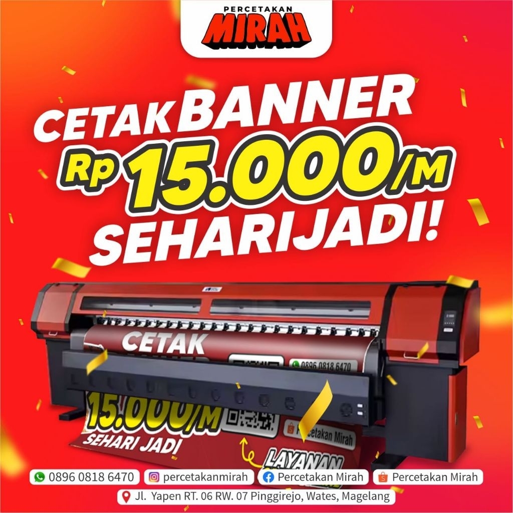 Jual Cetak Banner / Banner / MMT / Cetak MMT / Cetak Spanduk / Print ...