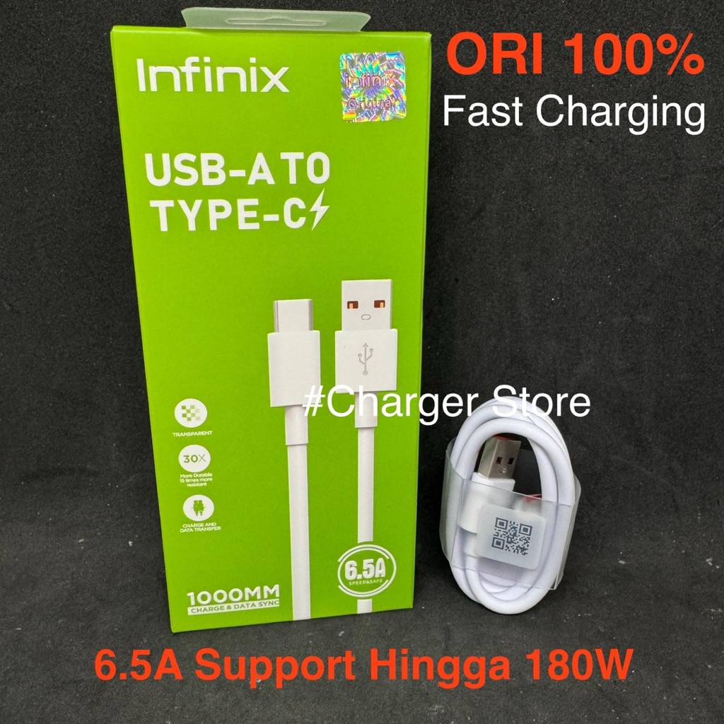 Jual Kabel Data Infinix Type C 6.5A USB Fast Charging Cable Kode 060 ...