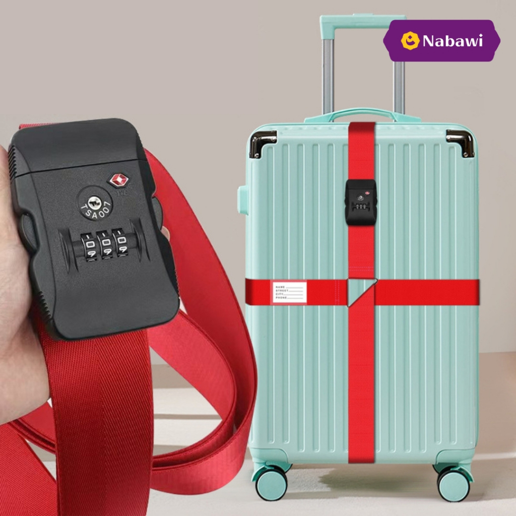 Jual Tali Koper Kode Password Tali Pengaman Koper Luggage Cross Straps ...