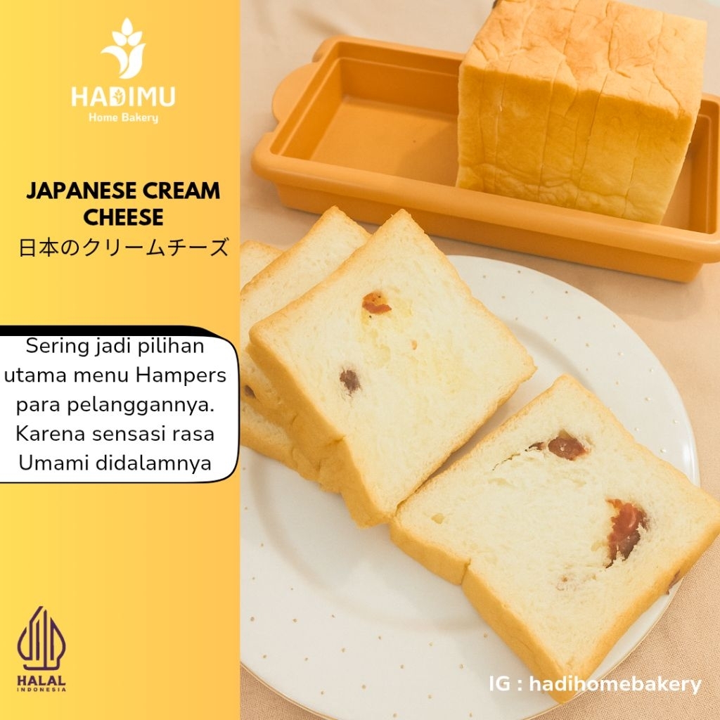 Jual Japanese Cream Cheese - Roti Jepang - Cream Cheese - Roti Lembut ...
