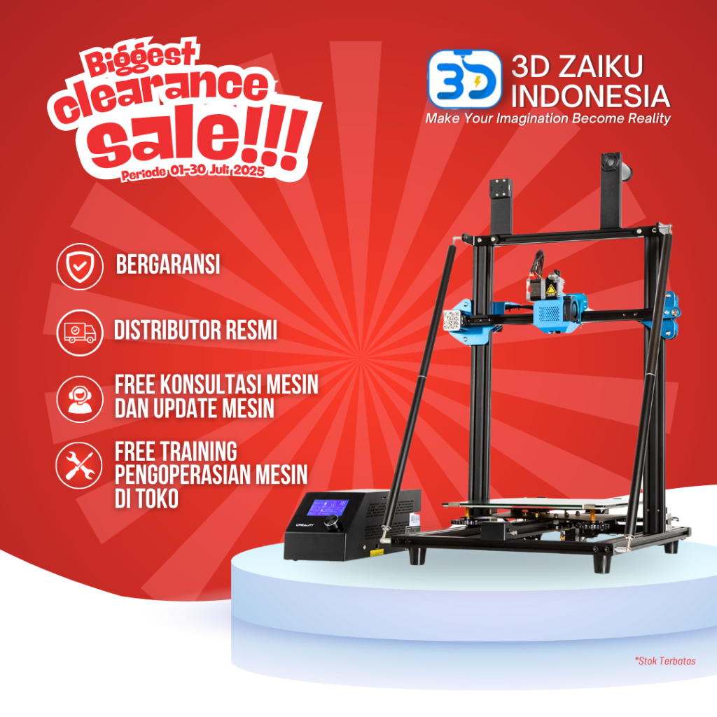 Jual Original Creality CR-10S V3 Direct Extruder Industrial 3D Printer ...
