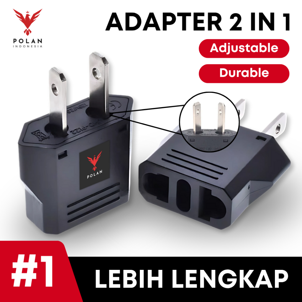 Jual STEKER COLOKAN LISTRIK KONVERTER ADAPTER KAKI 2 JEPANG AUSTRALIA ...