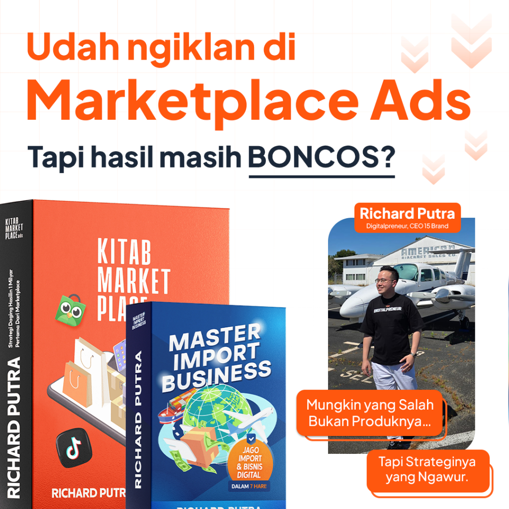Jual BUKU MASTER IMPORT BUSINESS dan E-COURSE KITAB MARKETPLACE ADS | PAKET BUNDLING! | Shopee ...