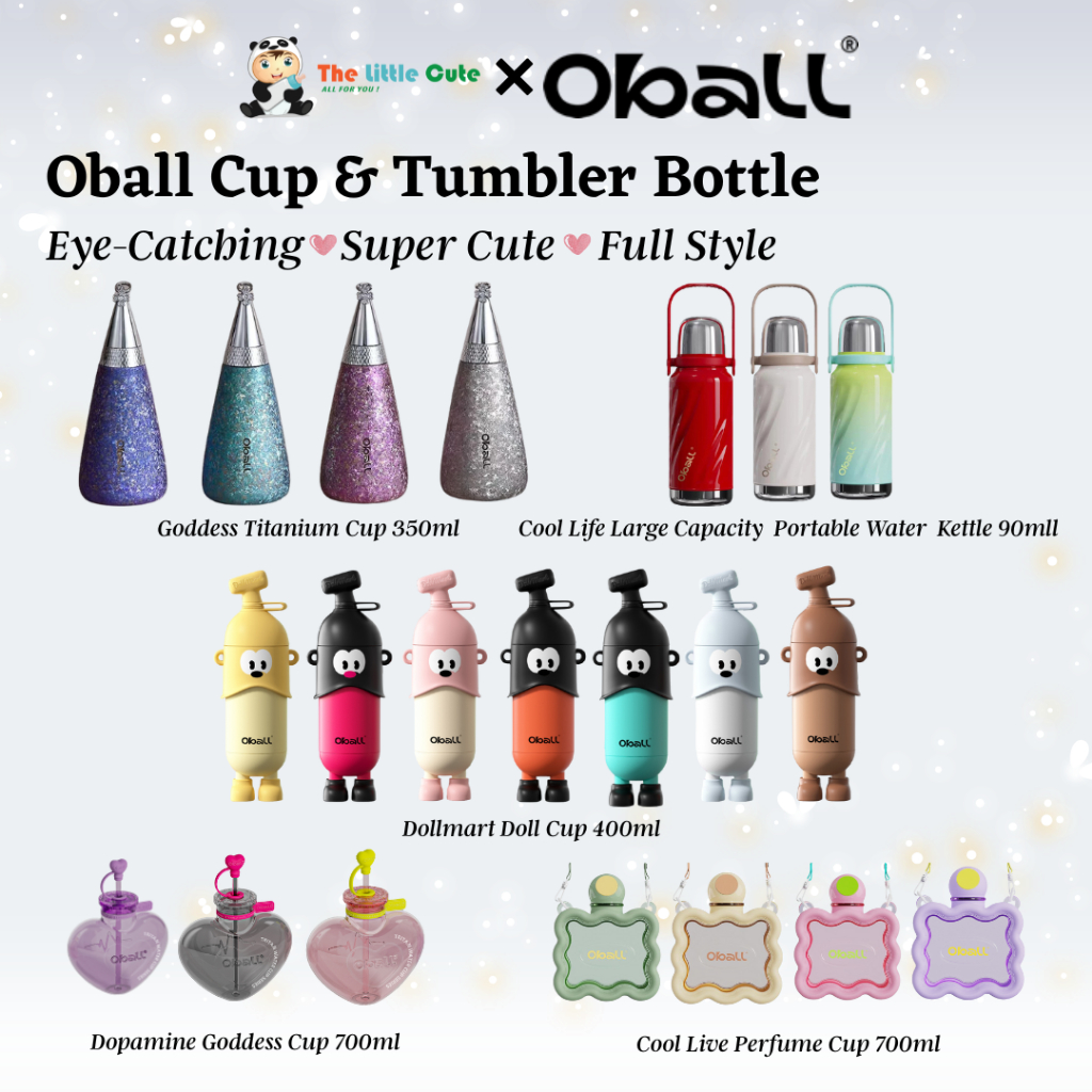 Jual Oball Goddess Titanium Love Perfume Cup Botol Minum Aesthetic ...