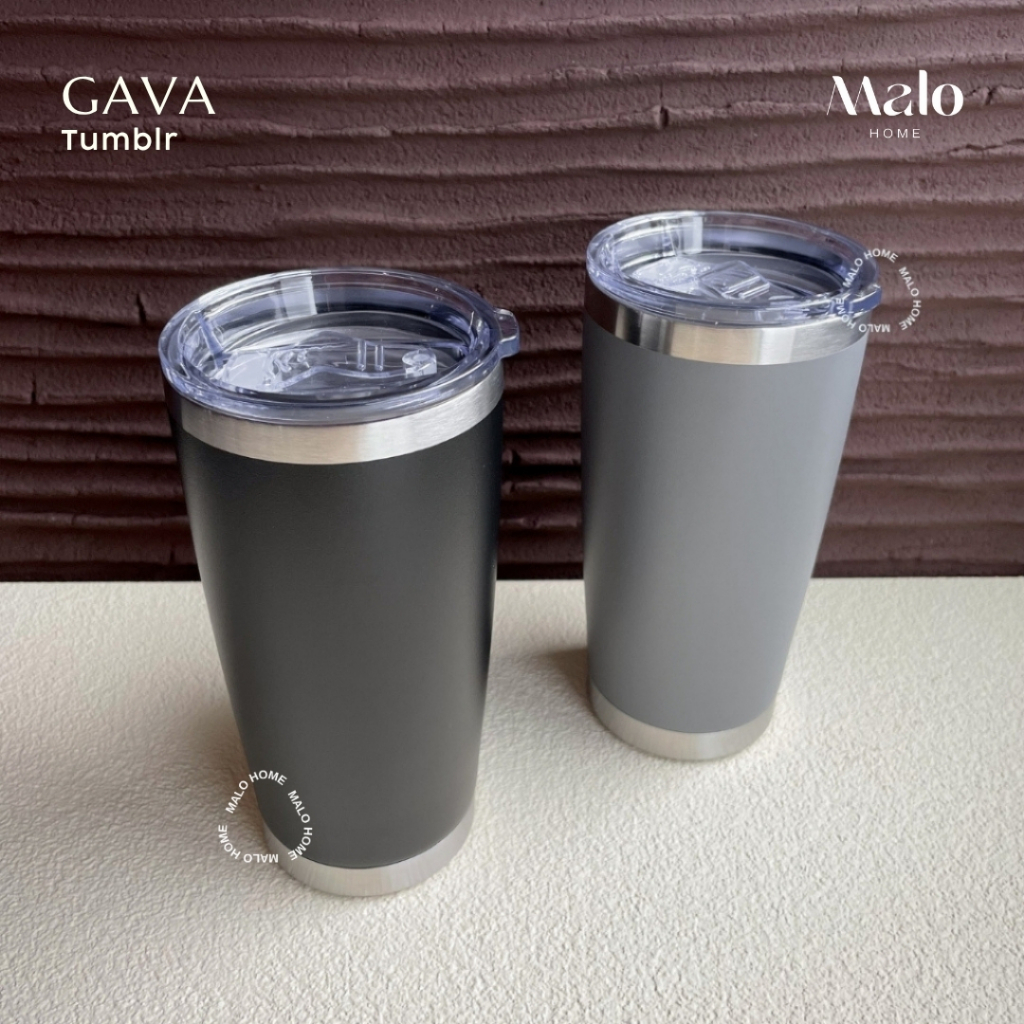 Jual MALOHOME - GAVA Tumbler Stainless Steel 20oz 600ml 20 oz 600 ml ...