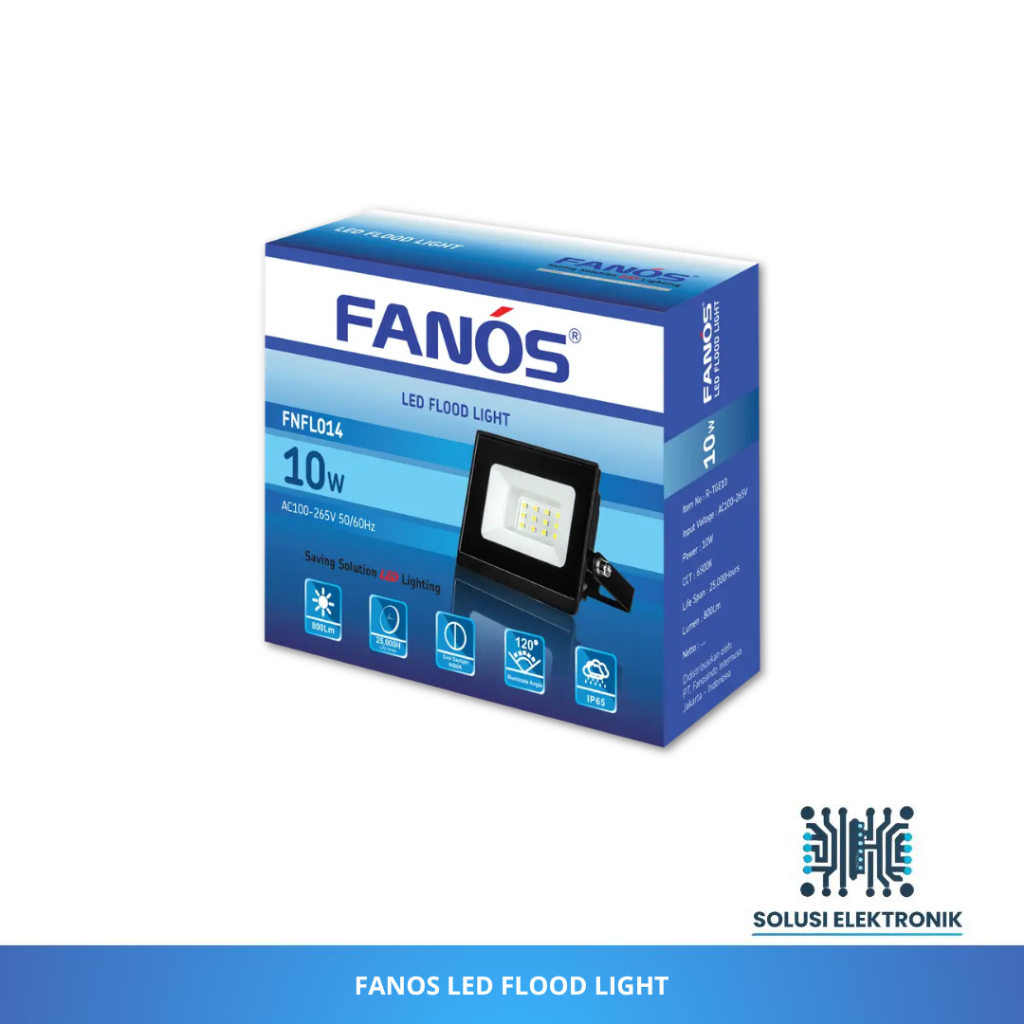 Jual FANOS Flood Light Lampu Sorot/Tembak LED 10 W - Cool DayLight / Lampu Sorot LED Outdoor ...