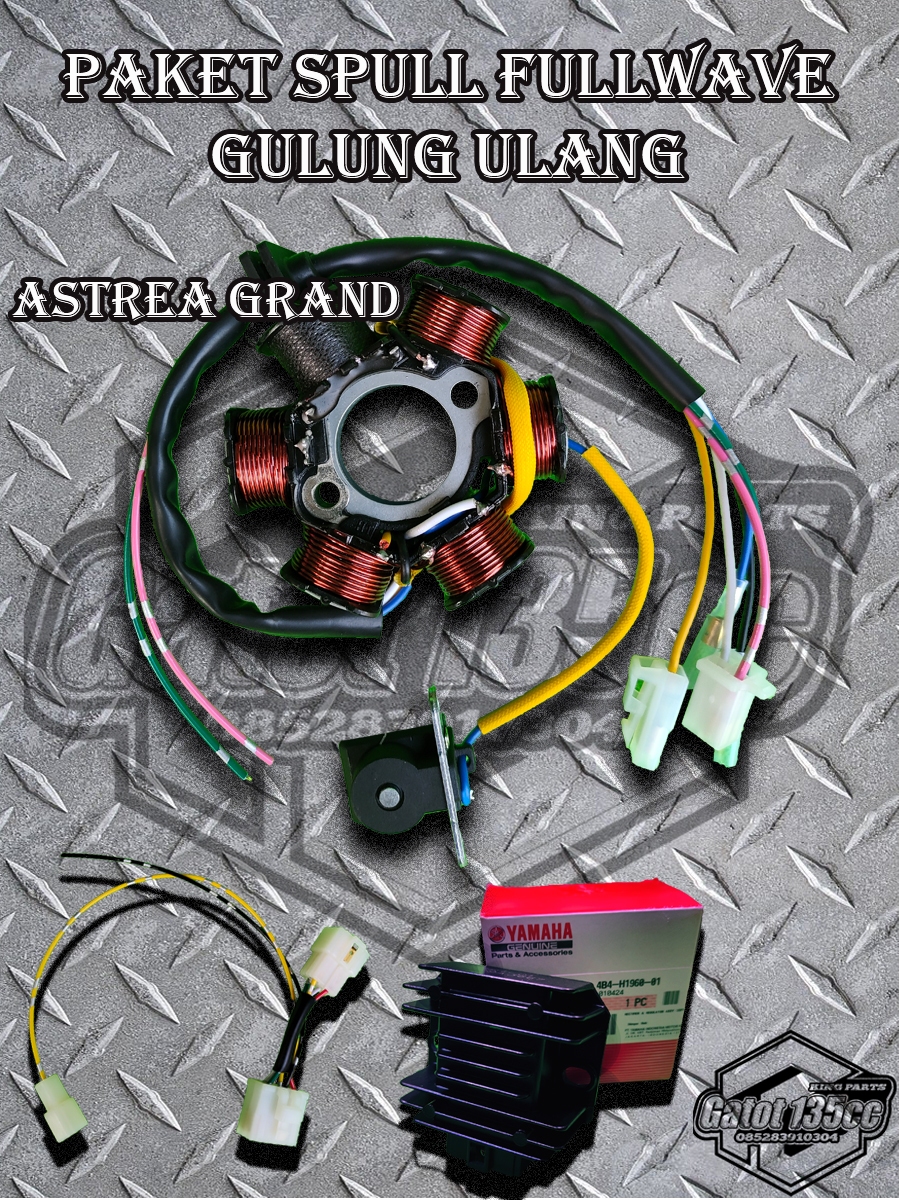 Jual Paket spull spul fullwave Astrea grand set kiprok Nmax original ...