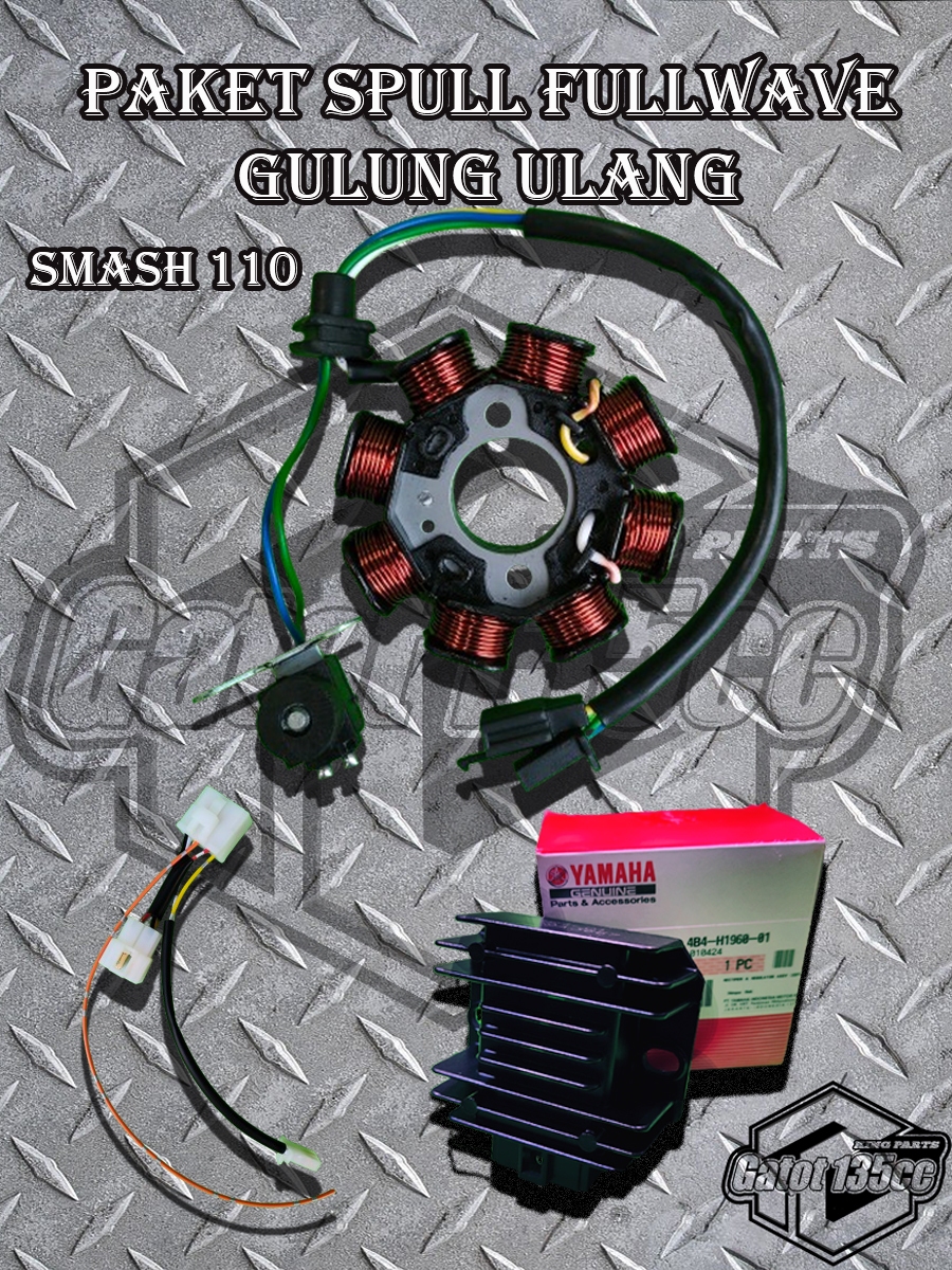 Jual Paket spull Fullwave Smash 110cc Old/New PNP set kiprok Nmax ...