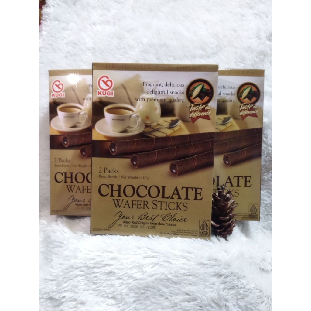 Jual Kugi Astor Coklat Kugi Chocolate Wafer Sticks 120g ( 1 DUS ISI 24 ...
