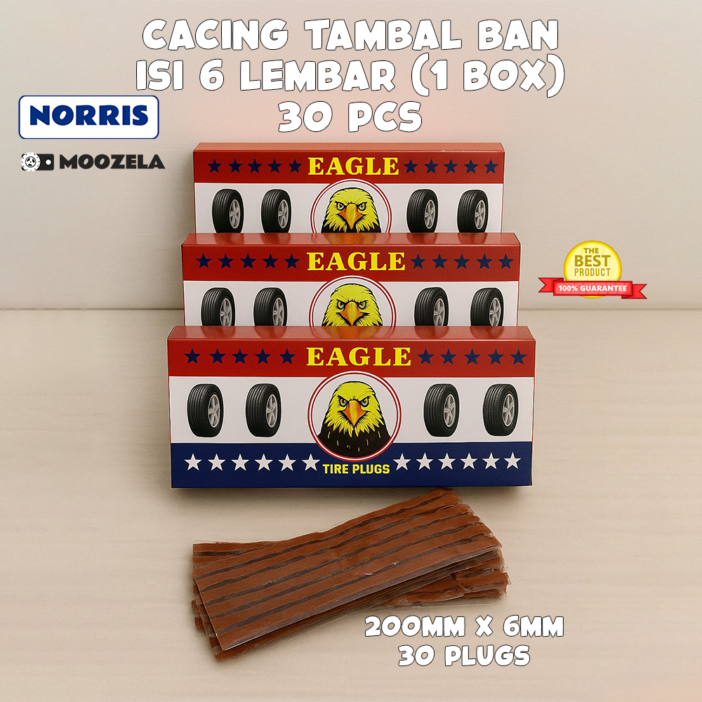 Jual Cacing Tambal Ban Tubeless – Isi 30 Pcs – Untuk Motor dan Mobil ...