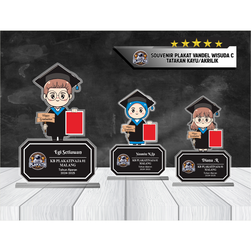 Jual SOUVENIR PLAKAT VANDEL WISUDA C TATAKAN KAYU/AKRILIK | Shopee ...