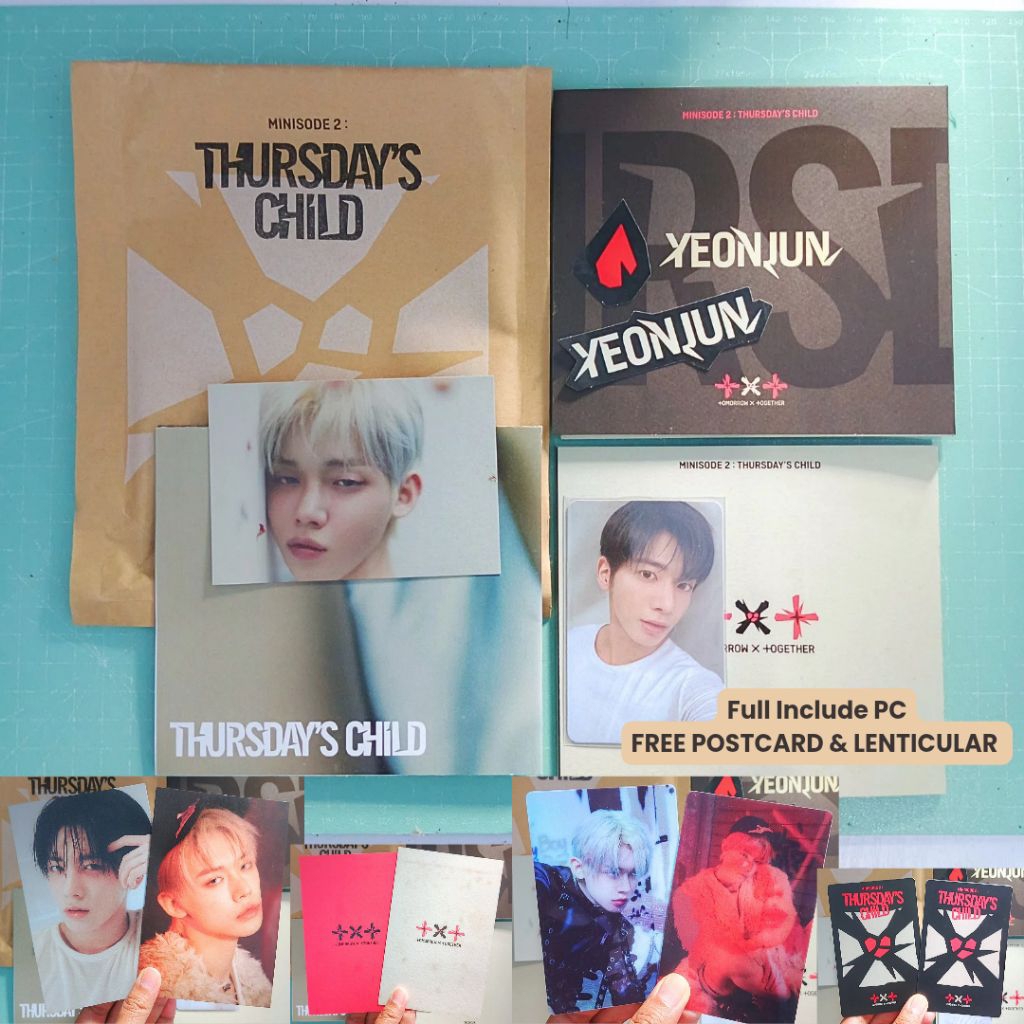 Jual Unsealed TXT Minisode 2 Tear Ver. Yeonjun Full Include PC & FREE ...
