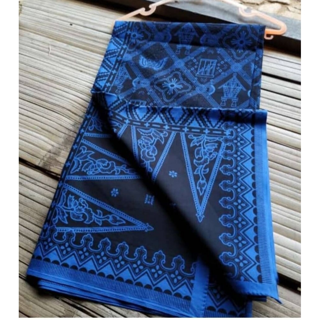 Jual Bahan kain batik baduy motif angklung biru Hitam | Shopee Indonesia