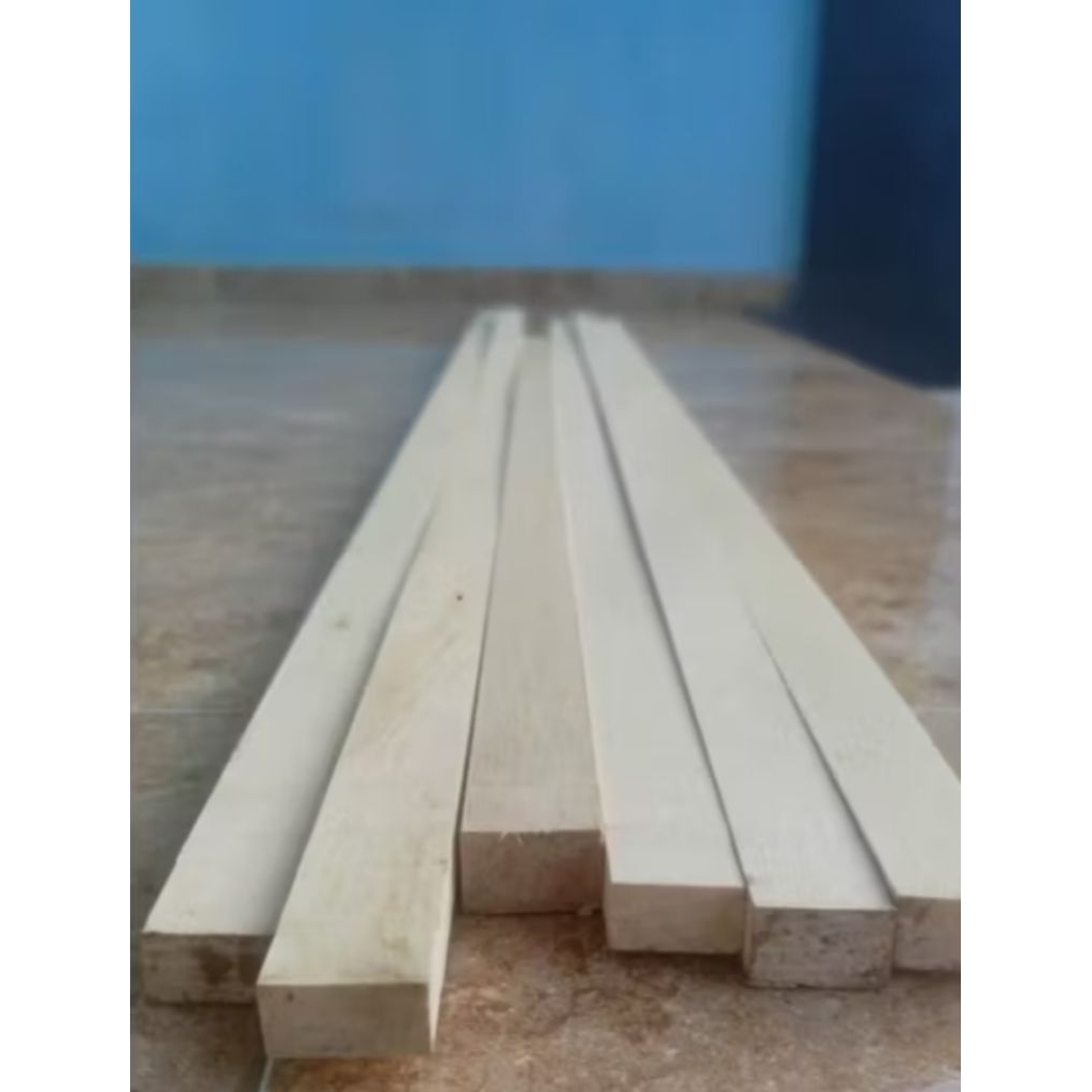 Jual Reng kayu dari bahan kayu mahoni/lebar 2x3x100cm kualitas bagus ...